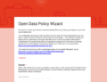 Open Data Policy Wizard helps you create your own policy : Sunlight ...
