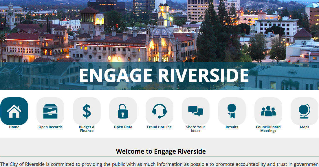 Riverside connects communities to sustainable open data : Sunlight ...