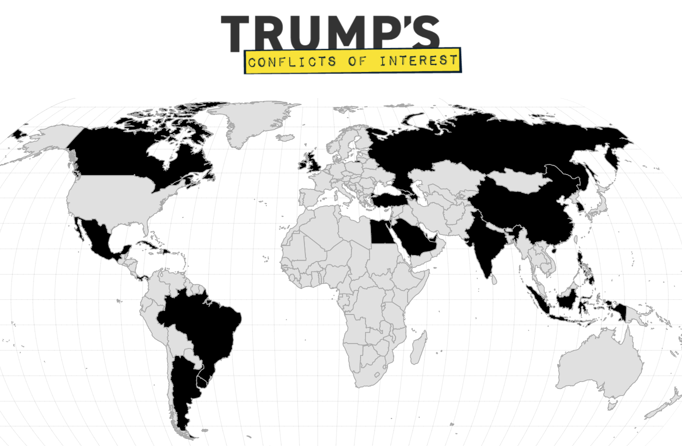 A web of accountability for Trumpian conflicts : Sunlight Foundation
