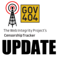 Gov404: The Web Integrity Project’s Censorship Tracker : Sunlight ...